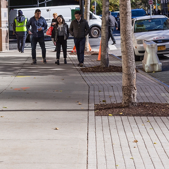 City Street Sidewalk